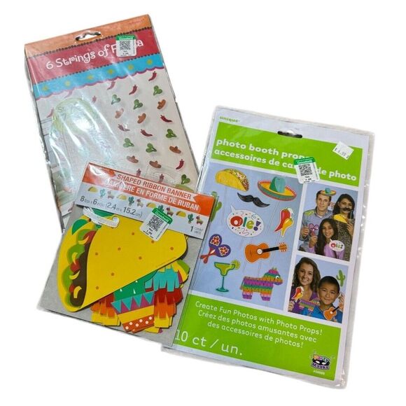 Elle Decor | Party Supplies | Fiesta Themed Party Decor Taco Garland ...